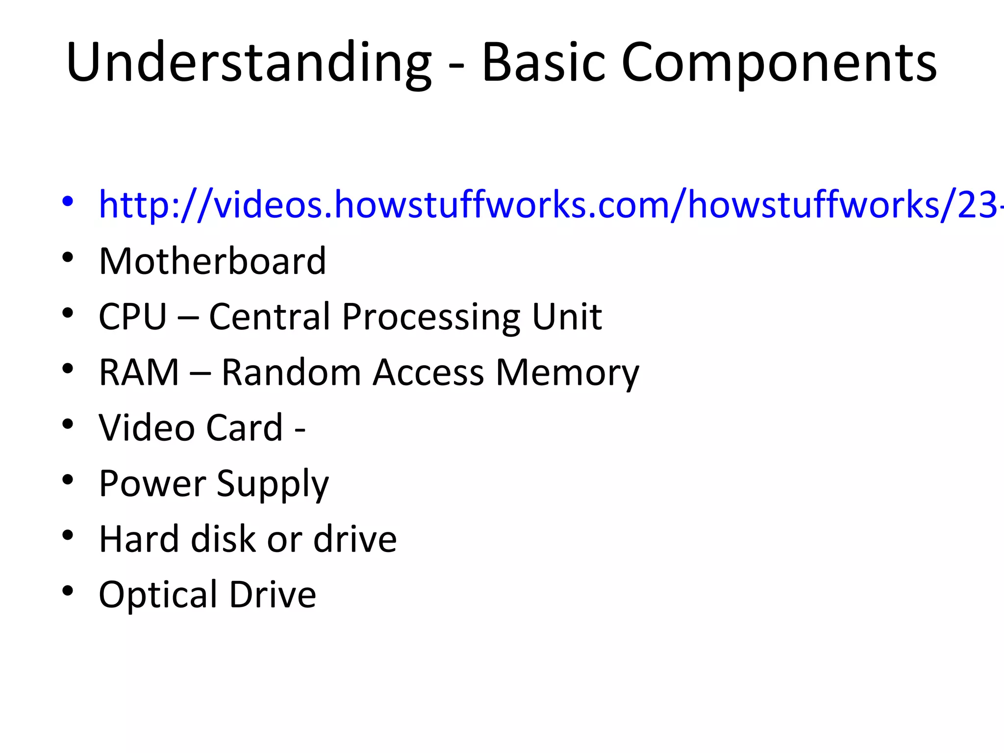 Basic computer skills | Brad Steven Solvie | PPT