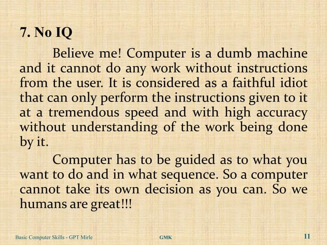 Basic_Computer_Skills, A_seminar_by_Mohan_Kumar_G_Lecturer | PDF