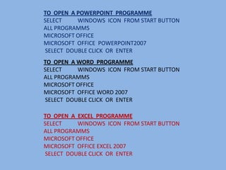 Basic computer steps | PPT