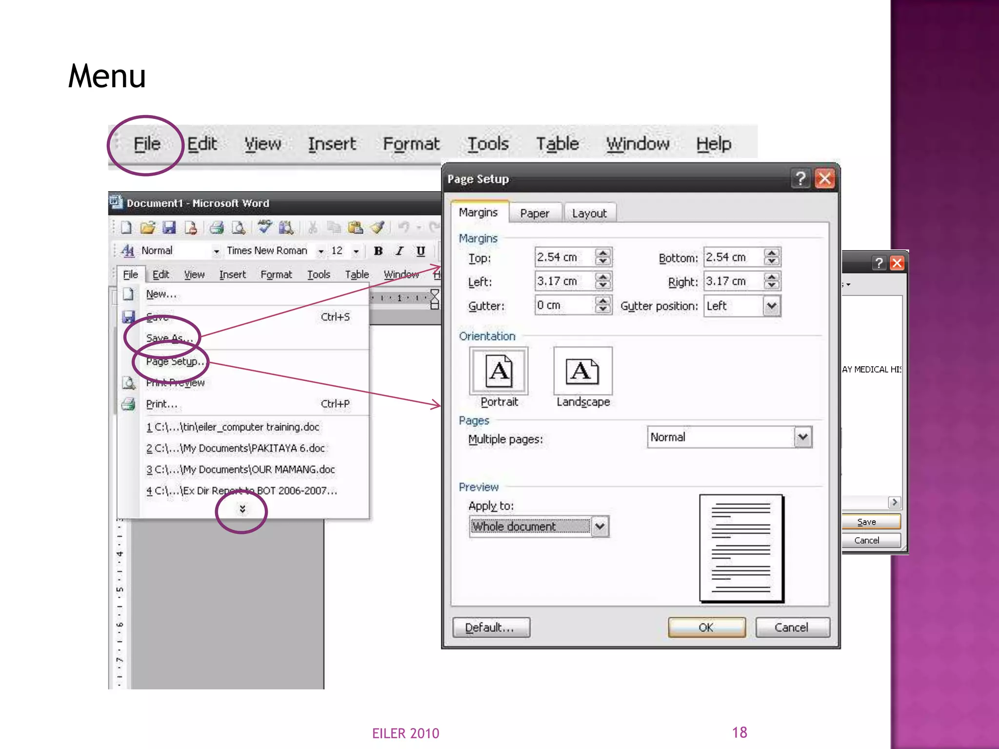 Batayang pagsasanay sa paggamit ng Microsoft Word | PPTX