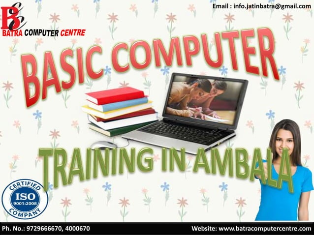 Basic Computer Training ! BATRA COMPUTER CENTRE | PPTX