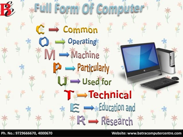 Basic Computer Training ! BATRA COMPUTER CENTRE | PPT