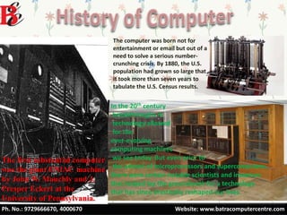 Basic Computer Training ! BATRA COMPUTER CENTRE | PPTX
