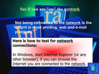 Basic computer troubleshooting | PPSX