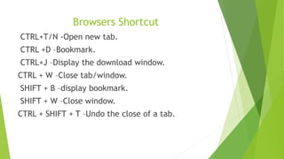 Basic computer tutorial | PPTX