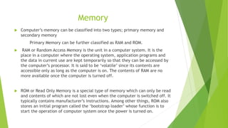 Basic computer tutorial | PPTX