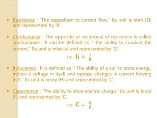 Basic Electrical & Basic concepct of DC Motor | PPTX