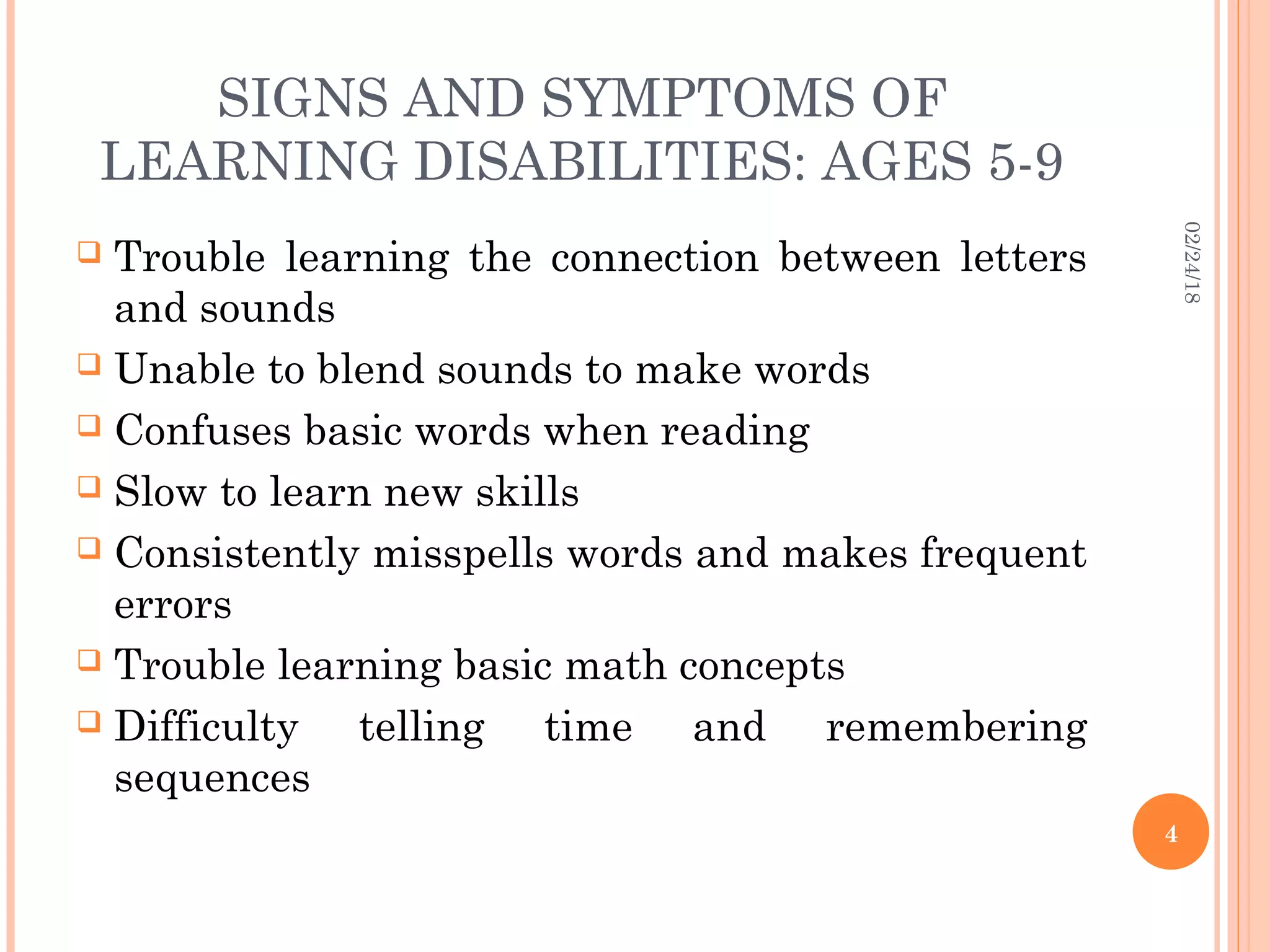 Basic Concept about Learning Disability | PPT