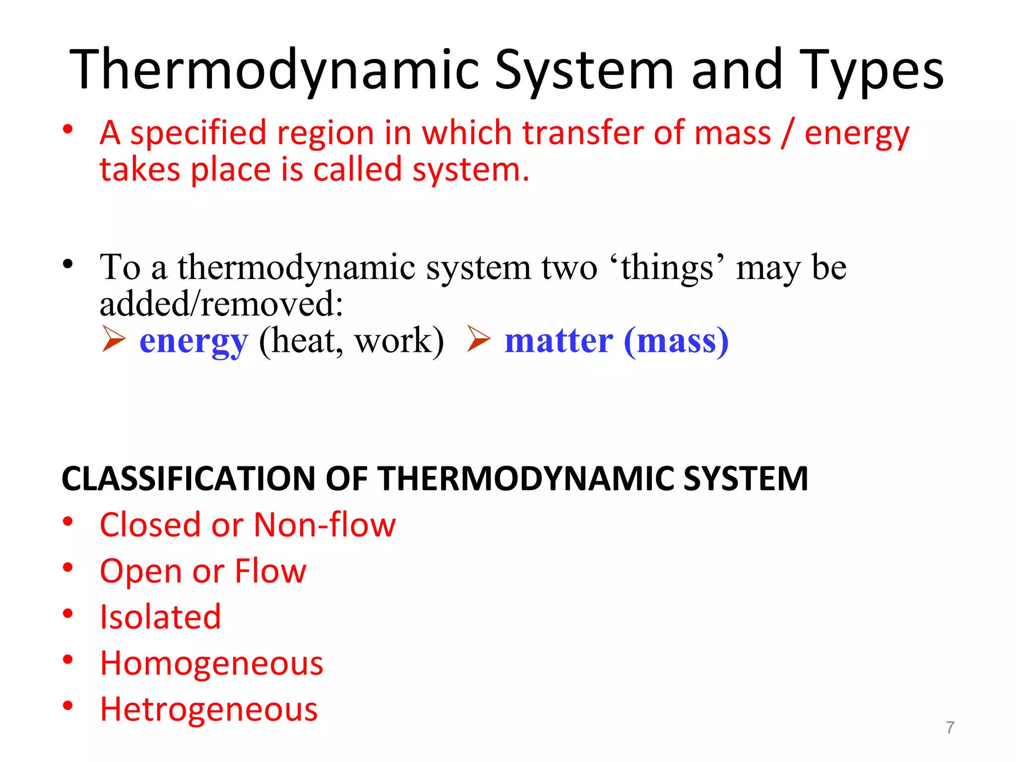 Basic concept and first law of thermodynamics | PPT