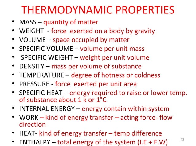 Basic concept and first law of thermodynamics | PPT | Chemistry | Science