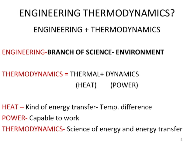 Basic concept and first law of thermodynamics | PPT | Chemistry | Science