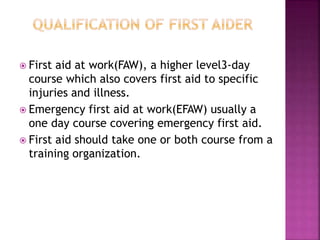 BASIC CONCEPT OF A FIRST AID AND ITS COMPONENTS.pptx
