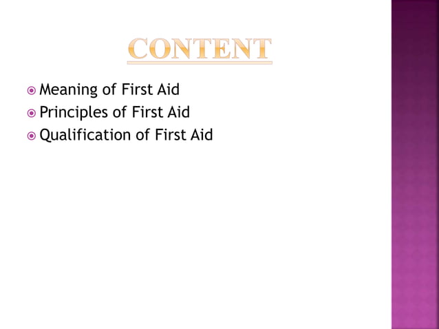 BASIC CONCEPT OF A FIRST AID AND ITS COMPONENTS.pptx
