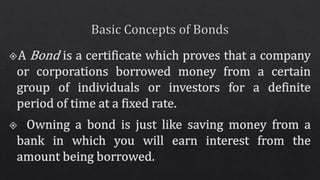 Basic concept of bonds | PPTX