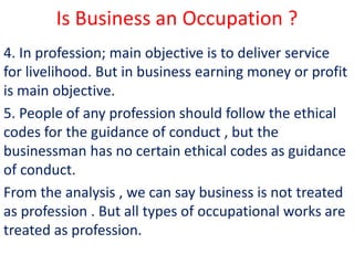 Basic concept of business | PPTX