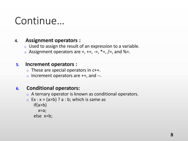 Basic concept of c++ | PPT