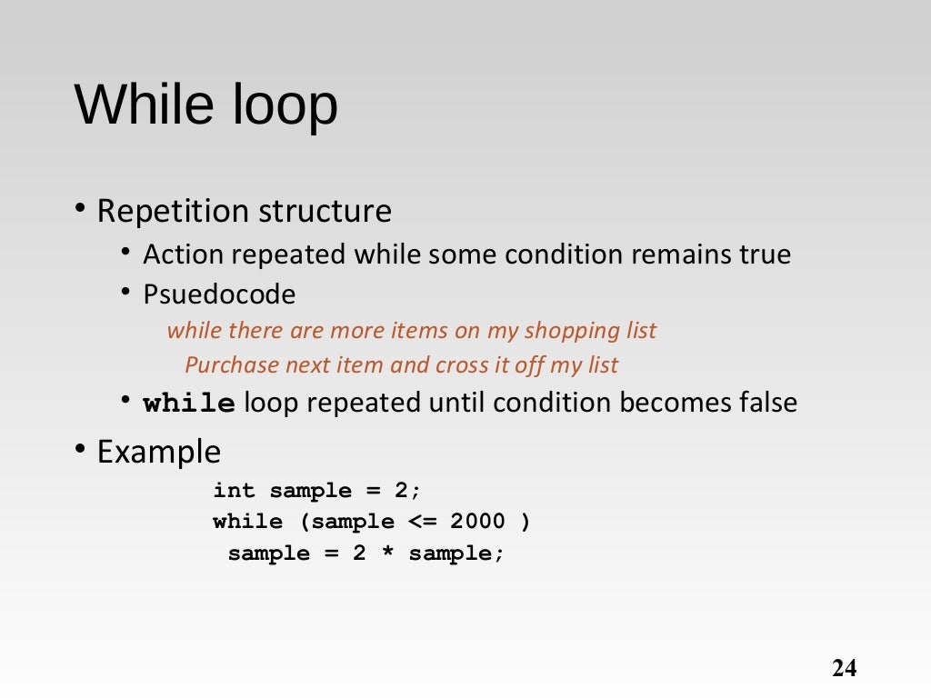 Basic concept of c++
