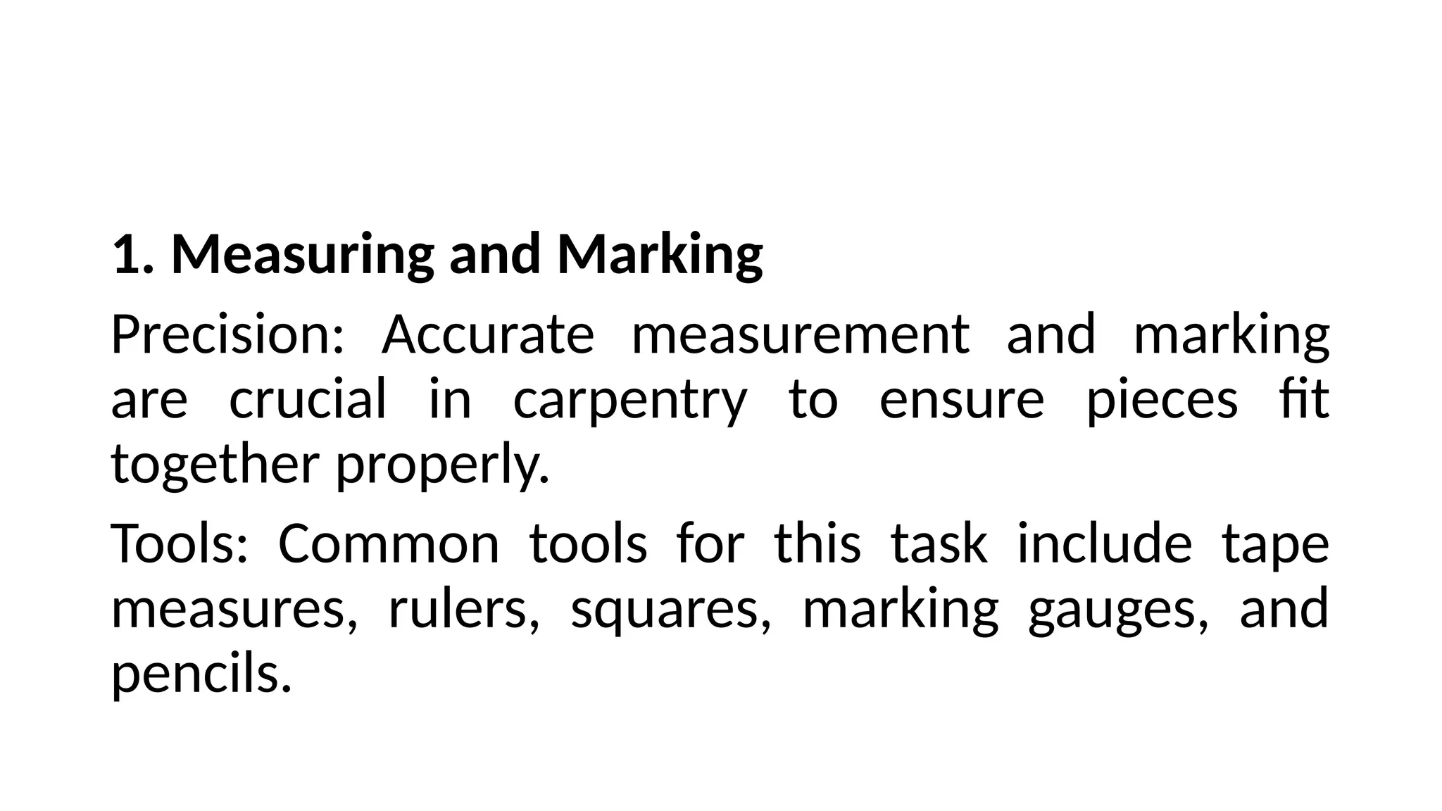 Basic Concept of Carpentry Grade 10 lesson 1 | PPTX