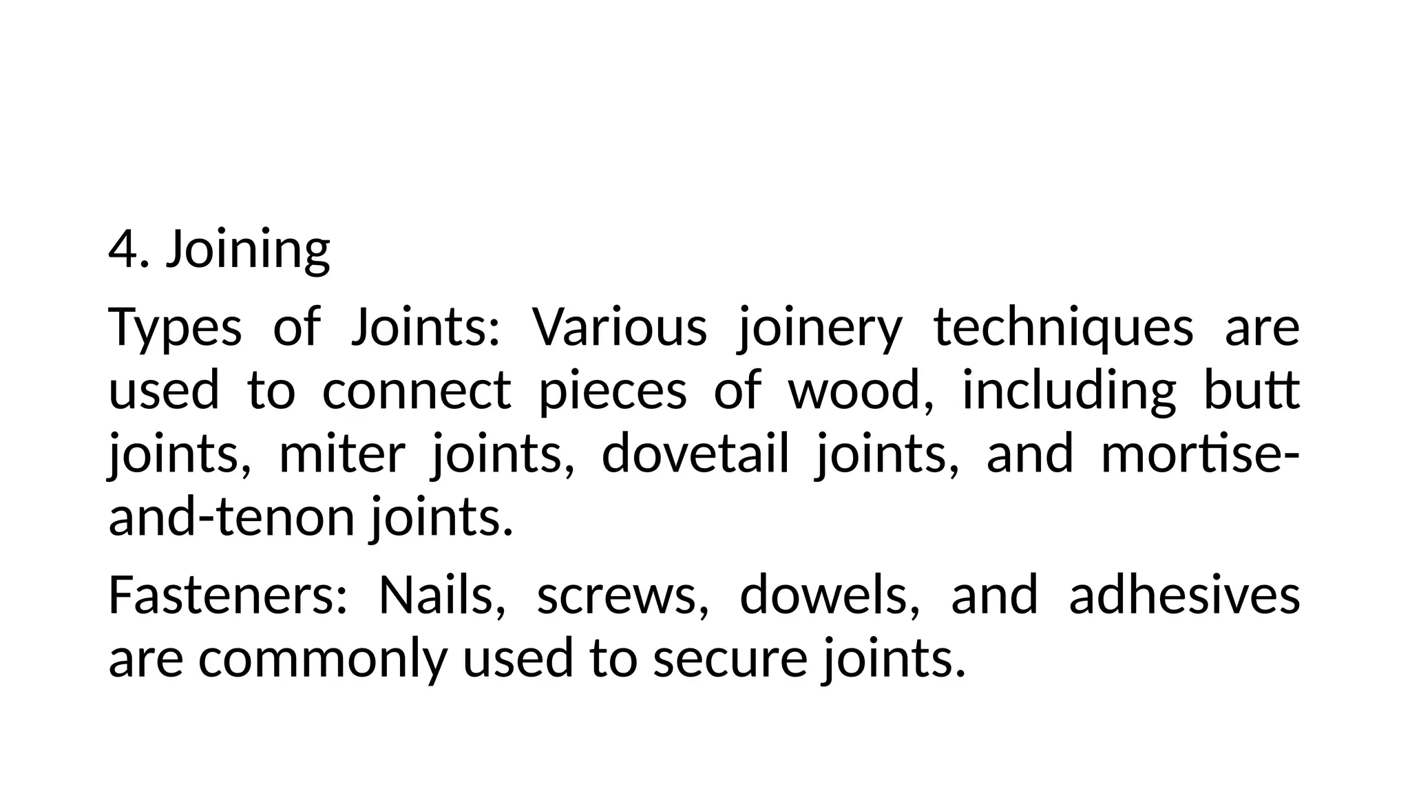 Basic Concept of Carpentry Grade 10 lesson 1 | PPTX