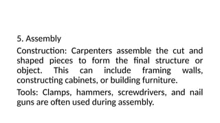 Basic Concept of Carpentry Grade 10 lesson 1 | PPTX