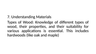 Basic Concept of Carpentry Grade 10 lesson 1 | PPTX