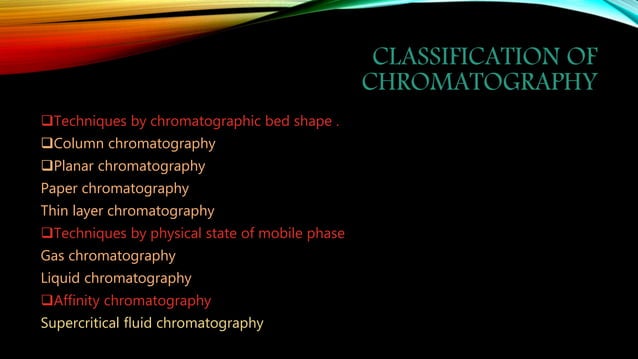 Basic concept of chromatography | PPTX | Chemistry | Science