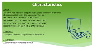 Basic Concept of Computer | PPTX