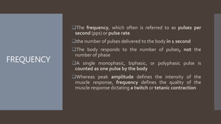 Basic concept of electrotherapy. | PPTX