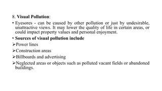 Basic concept of environmental pollution | PPTX