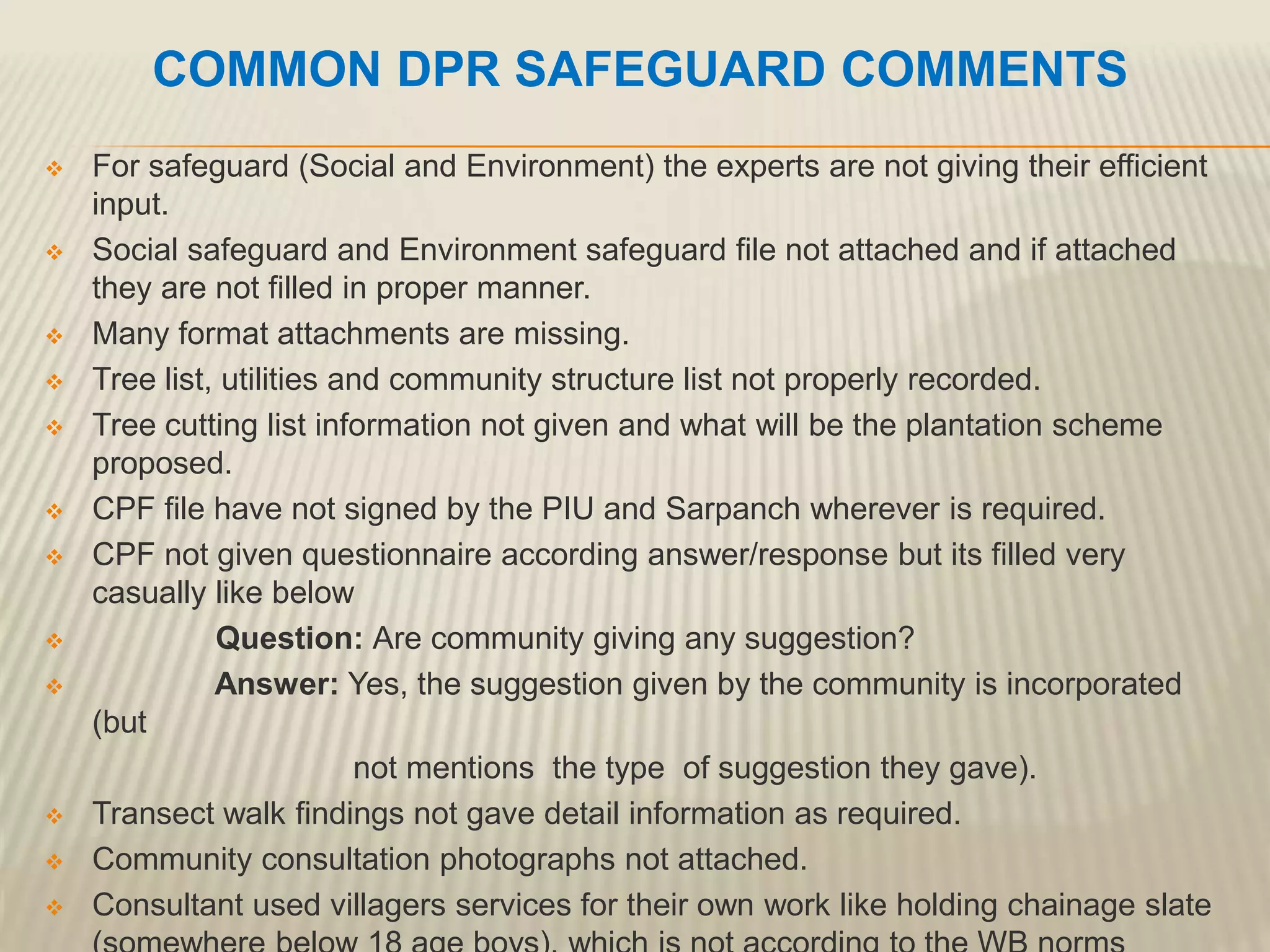 Environment safeguard for Road projects | PPTX