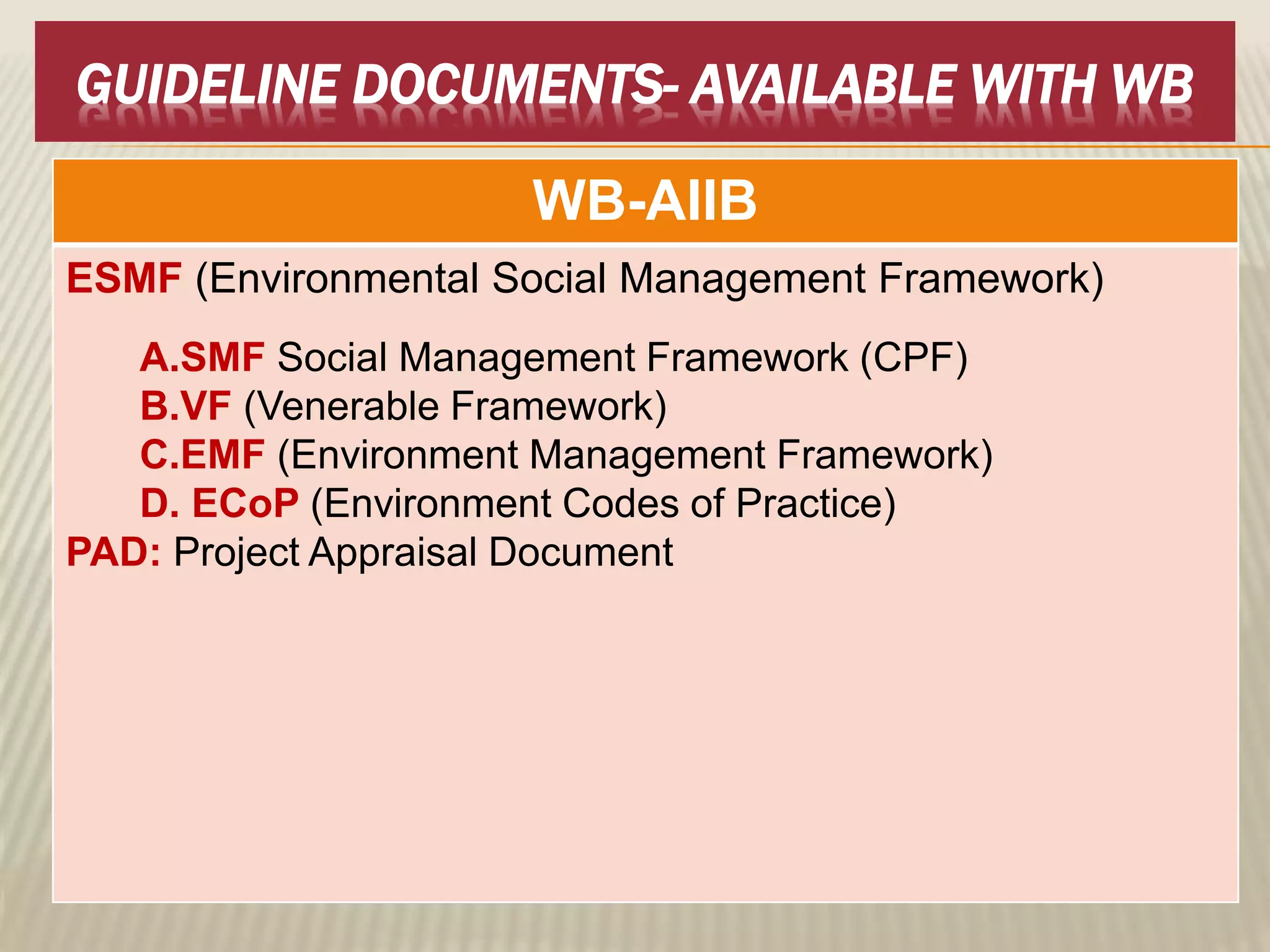 Environment safeguard for Road projects | PPTX