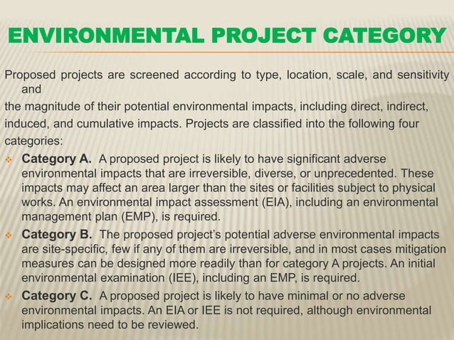Environment safeguard for Road projects | PPTX | Civil Engineering ...