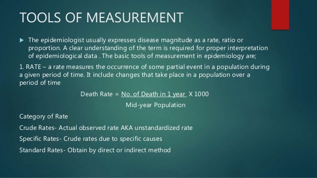 Basic Concept of Epidemiology