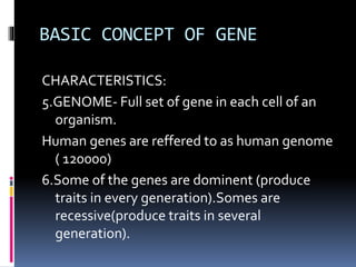 BASIC CONCEPT OF GENE , DNA,& CHROMOSOME ppt.pptx