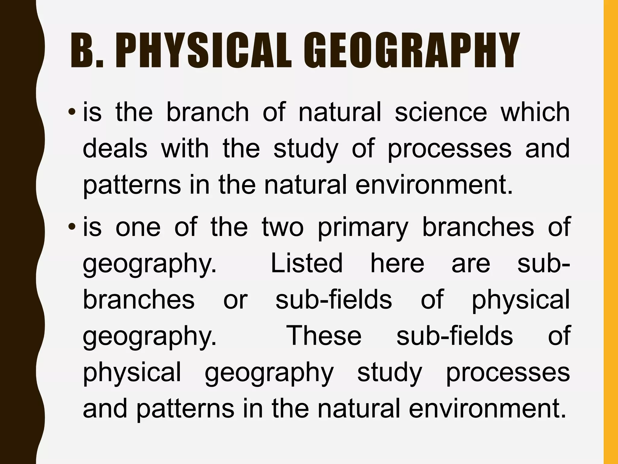 Basic Concept of Geography | PPTX