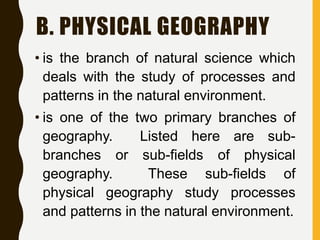 Basic Concept of Geography | PPTX