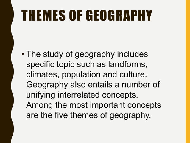 Basic Concept of Geography | PPTX
