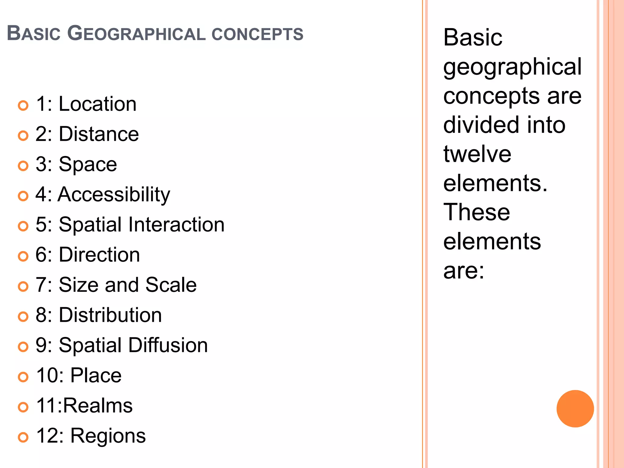 Basic concept of geography | PPTX