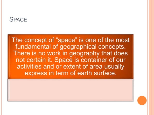 Basic concept of geography | PPTX | Geography | Science