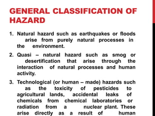 Grade 12 DRRR basic concept of hazard.. | PPT