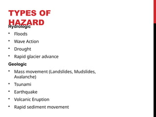 Grade 12 DRRR basic concept of hazard.. | PPT