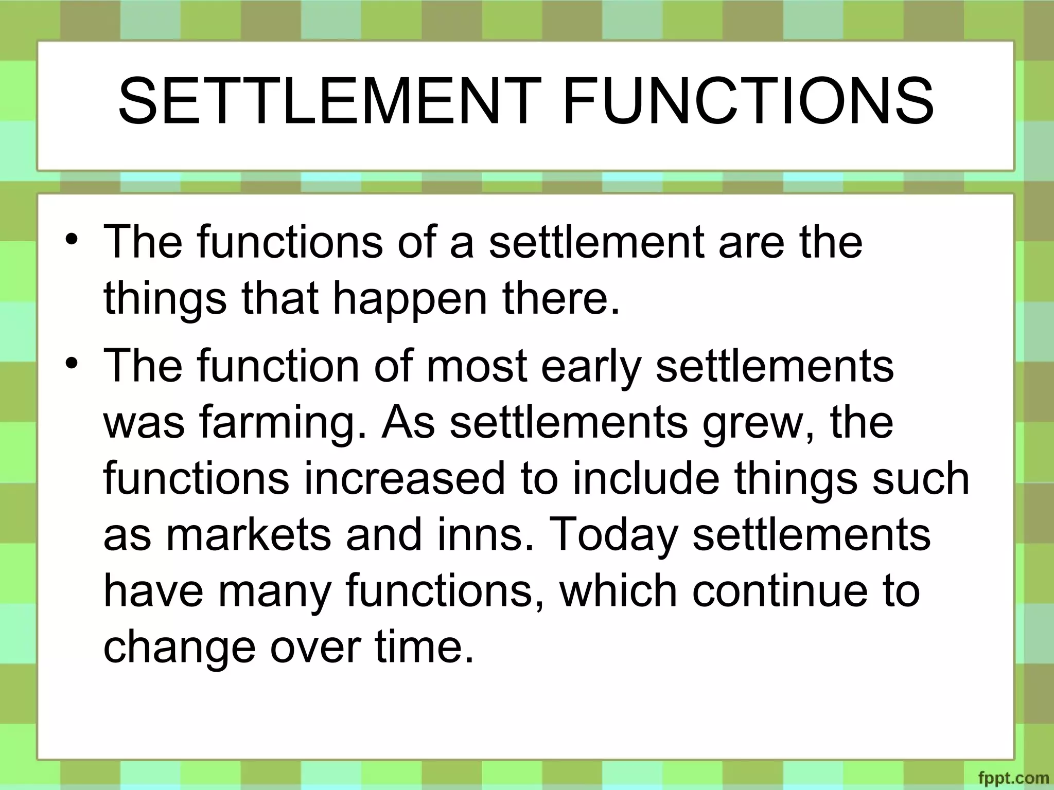 Basic Concept of Human Settlement by Martin Adlaon Arnaiz Jr. | PPT