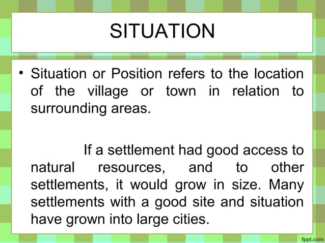 Basic Concept of Human Settlement by Martin Adlaon Arnaiz Jr. | PPT