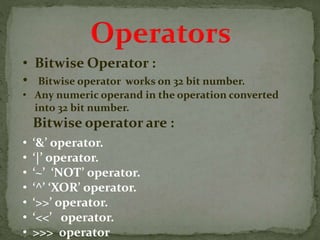 Basic concept of js | PPTX