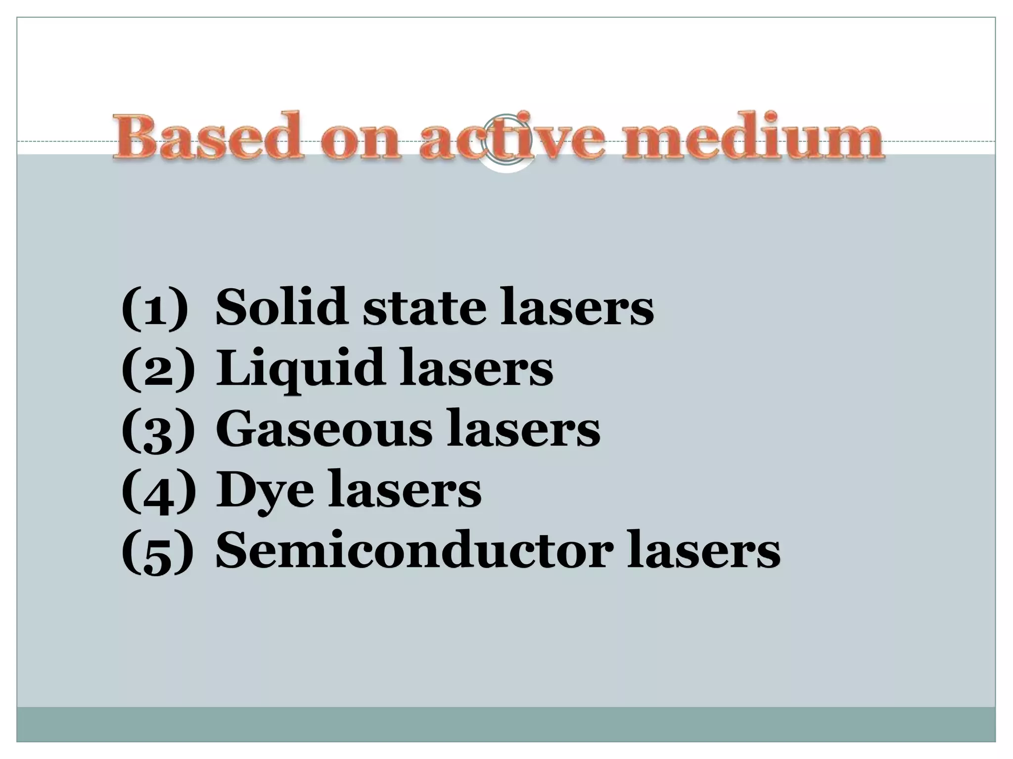 Basic concept of laser physics | PPTX