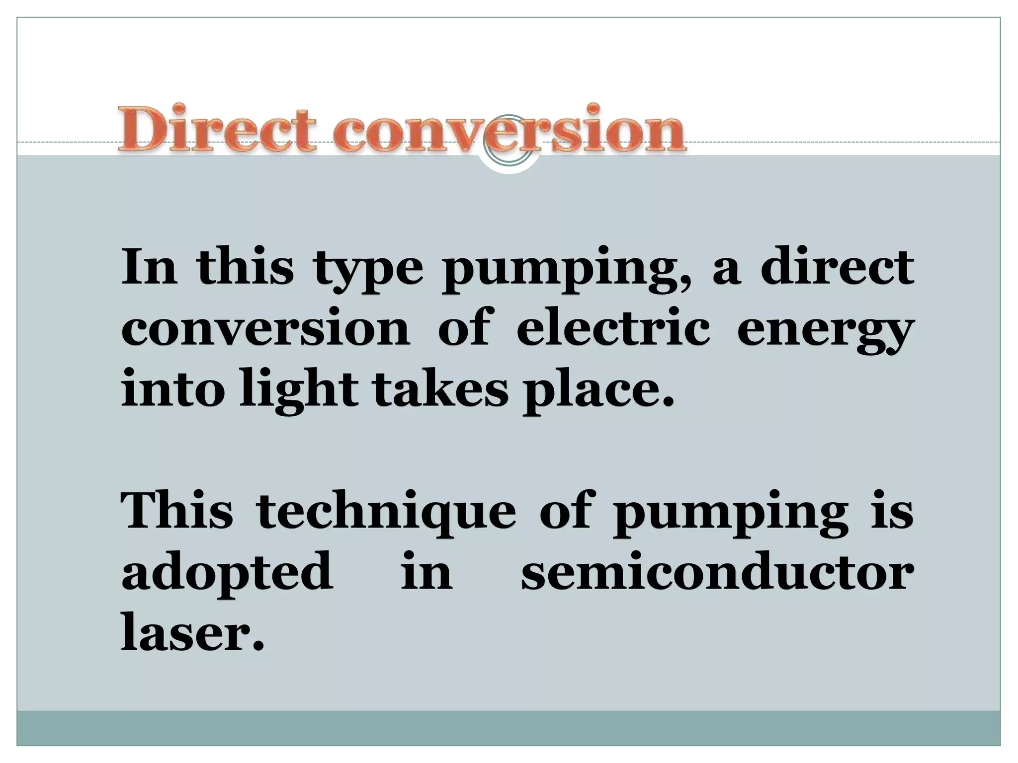 Basic concept of laser physics | PPTX