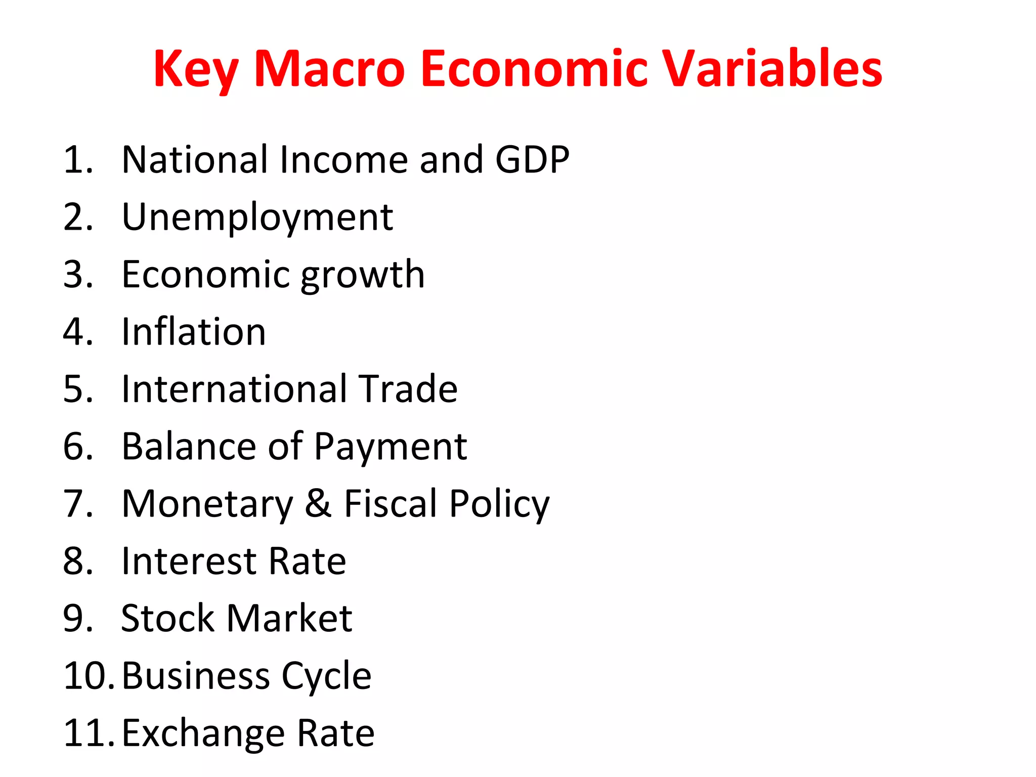 Basic concept of macro economics | PPT