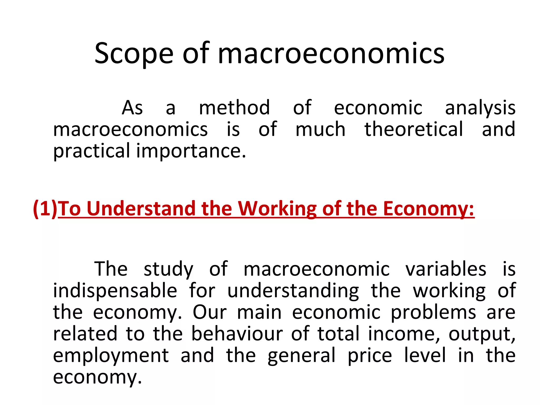 Basic concept of macro economics | PPT