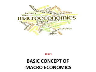 Basic concept of macro economics | PPT