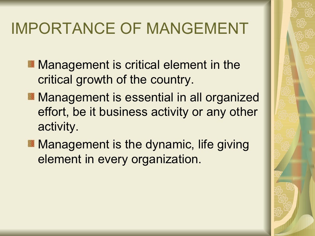 Management Concepts